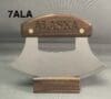 8'' Bowl with Inupiat Ulu & Display Stand - The Ulu Factory