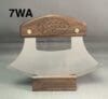 8'' Bowl with Inupiat Ulu & Display Stand - The Ulu Factory